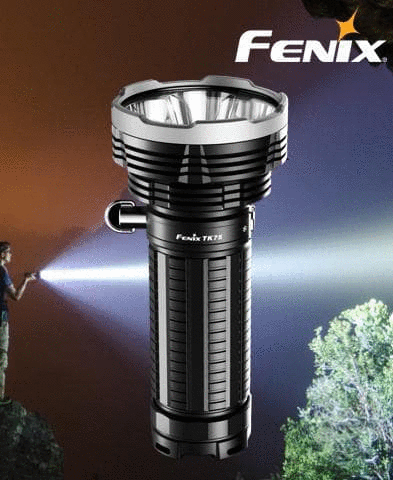 Fenix LED Flashlight, Batteries & Charger by LightMen in India
