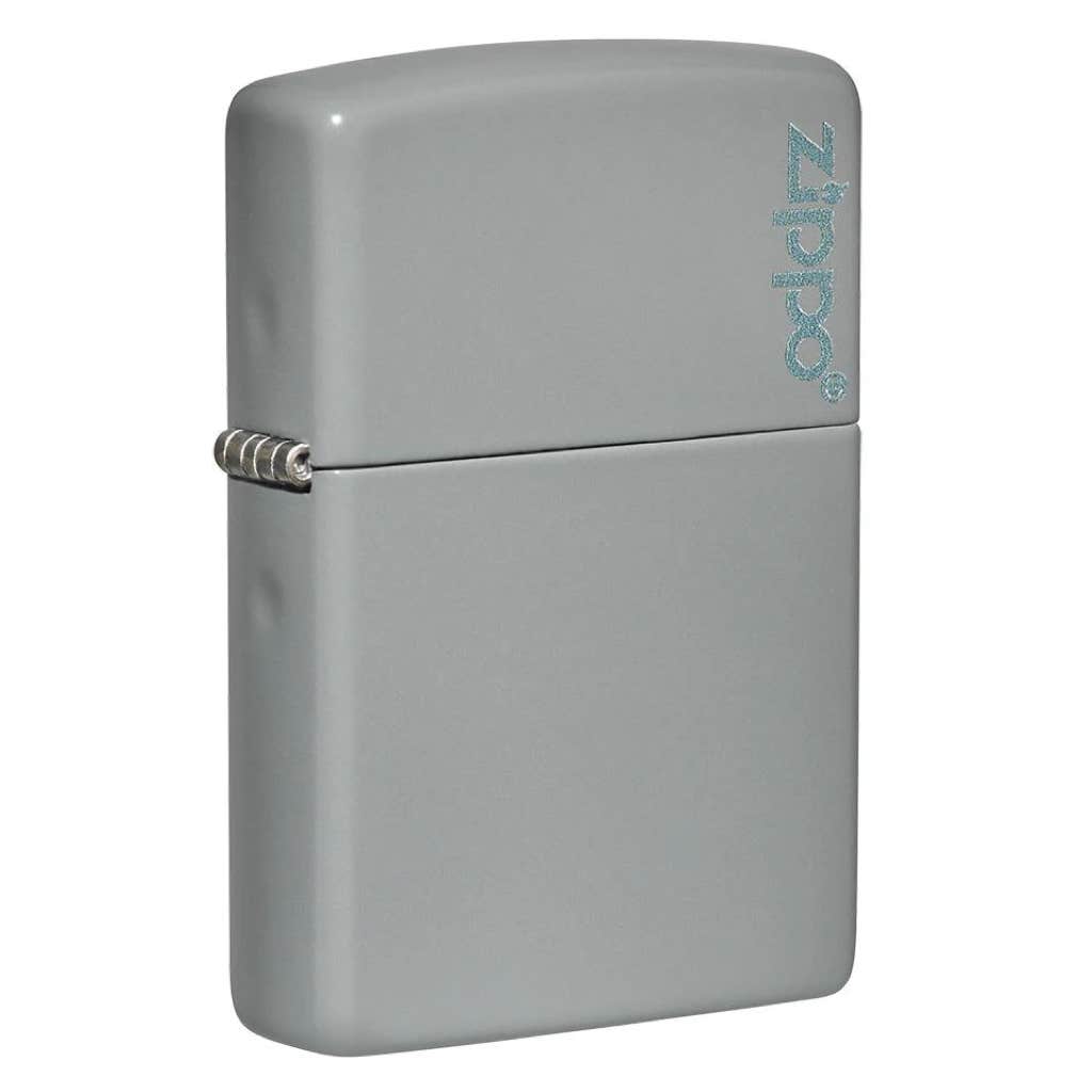 Zippo Flat Grey with logo - Buy Zippo In India with Engraving – LightMen
