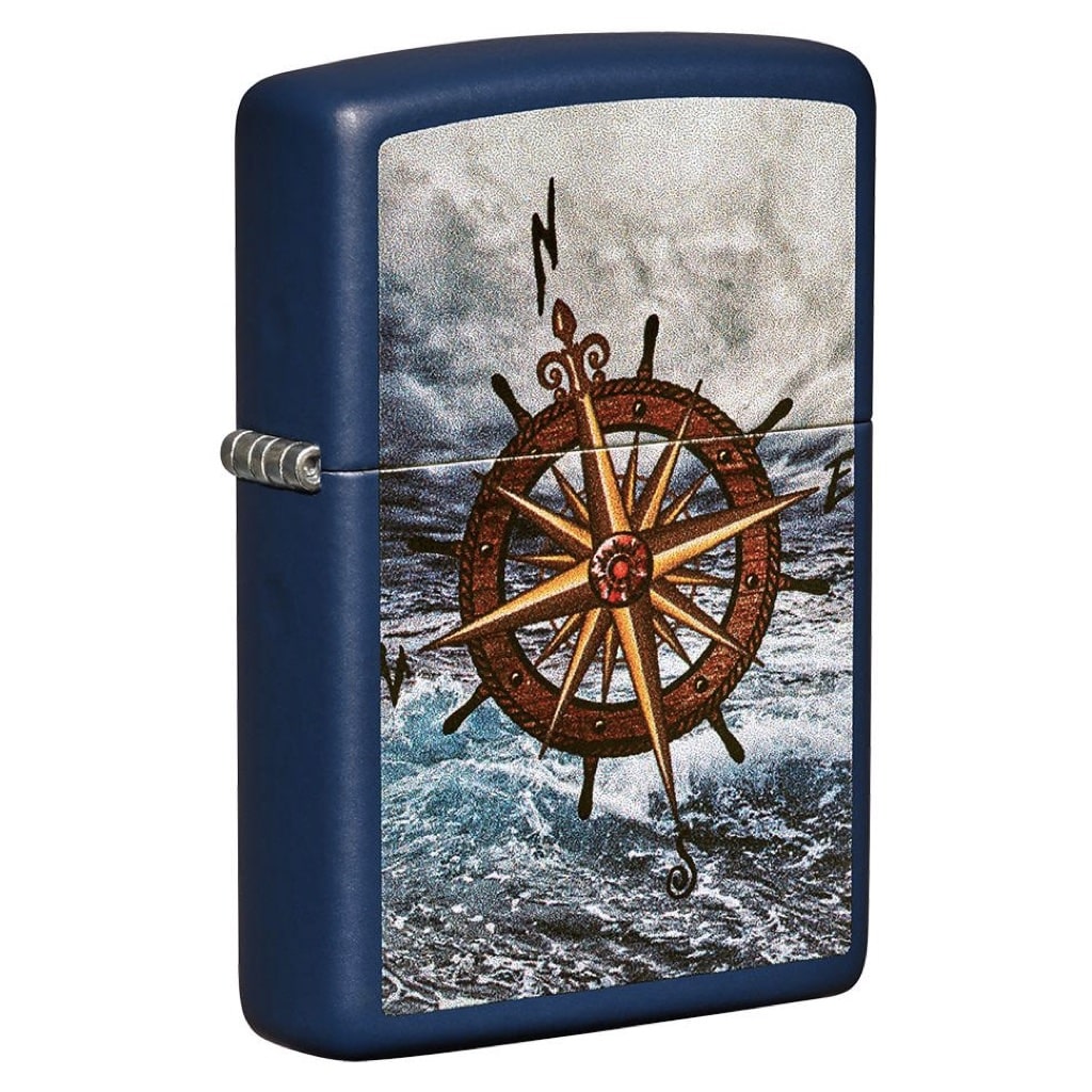 Zippo Compass Design - Buy Zippo In India with Engraving – LightMen